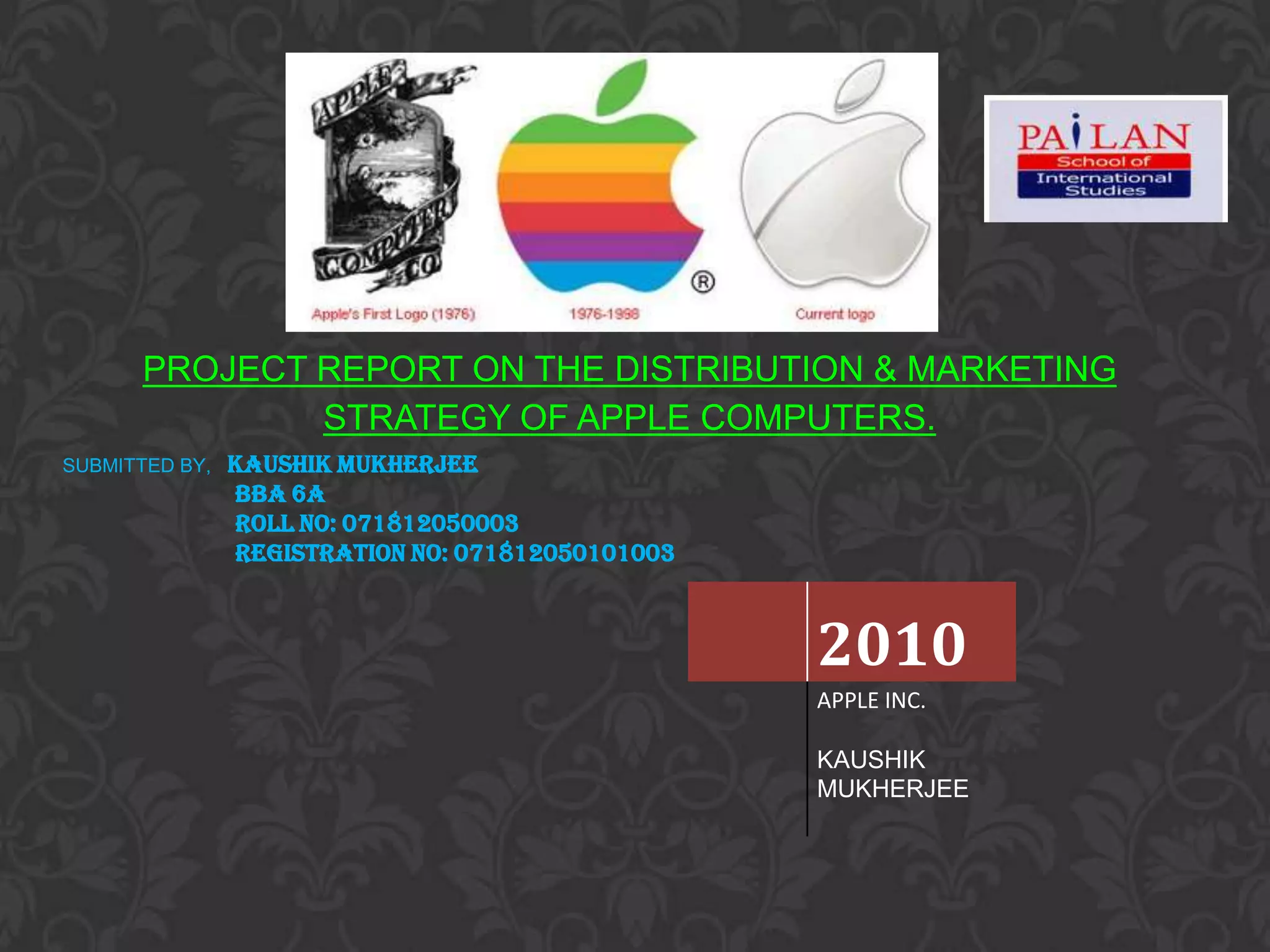 Apple Inc Marketin And Distribution Strategy | PPTX