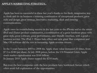 Apple Inc Marketin And Distribution Strategy | PPTX