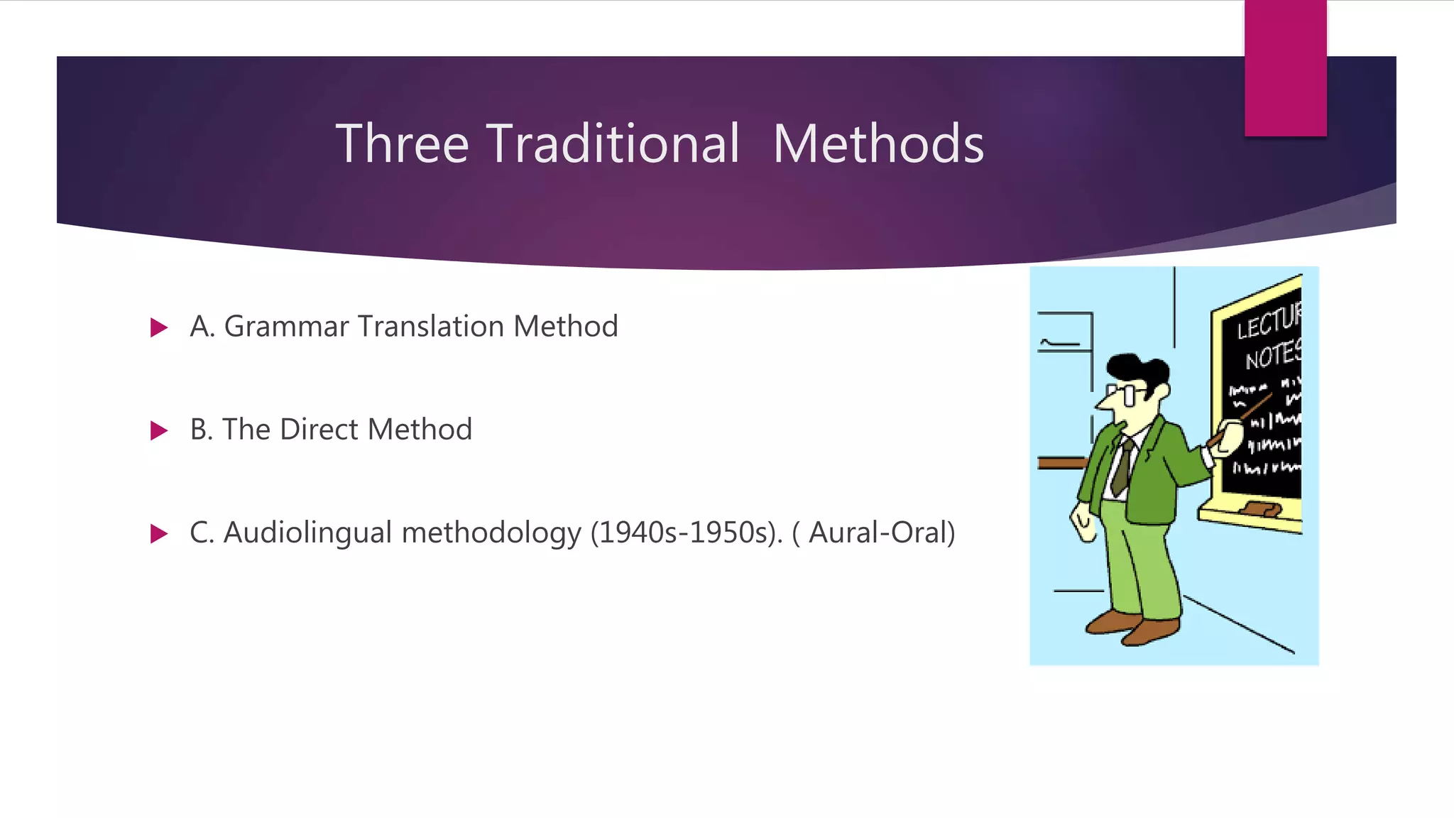 Presentation: Language Teaching Approaches | PPTX