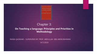 Presentation: Language Teaching Approaches | PPT