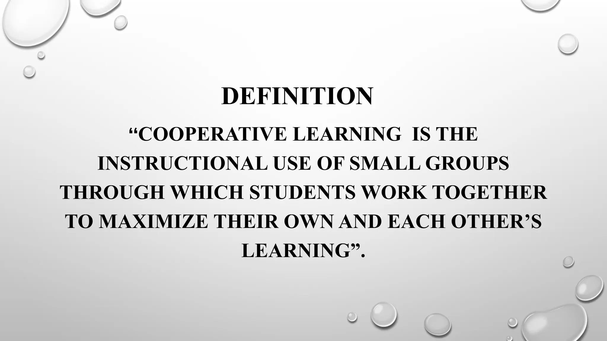 Presentation cooperative learning collaborative learning | PPT