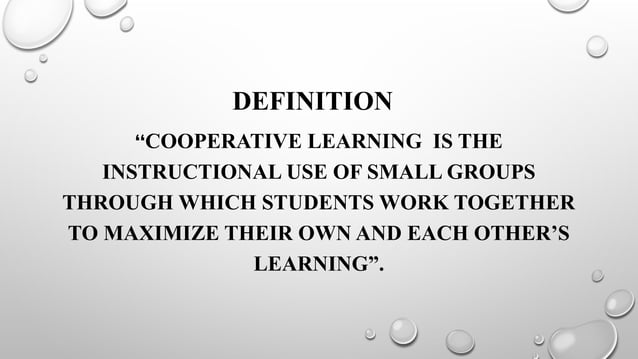 Presentation cooperative learning collaborative learning | PPT