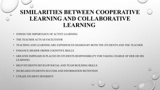 Presentation cooperative learning collaborative learning | PPT