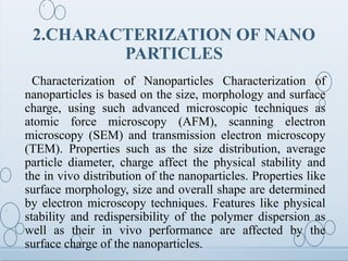 Nano particles | PPT