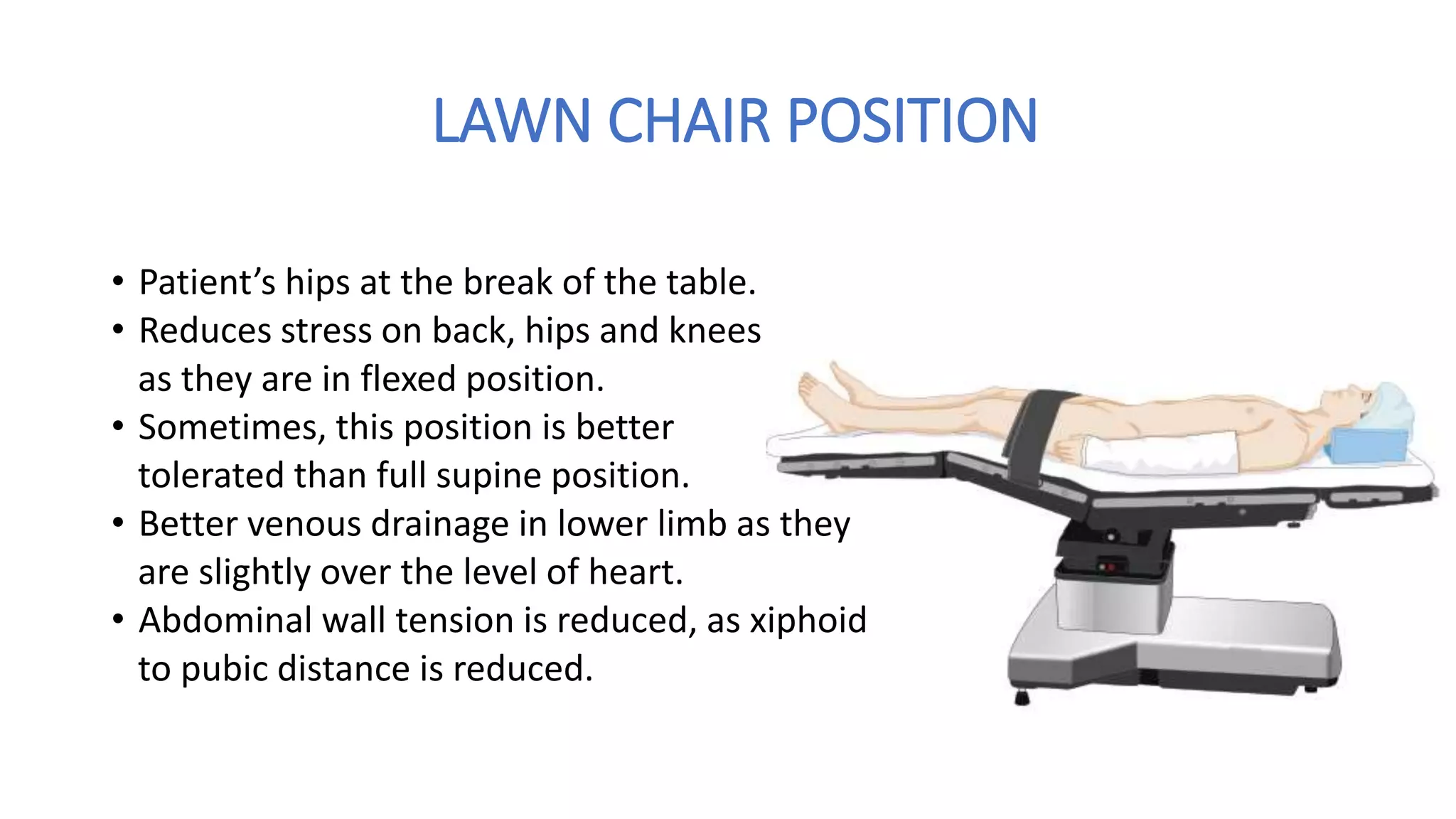DIFFERENT PATIENT POSITIONING IN ANAESTHESIA | PPTX