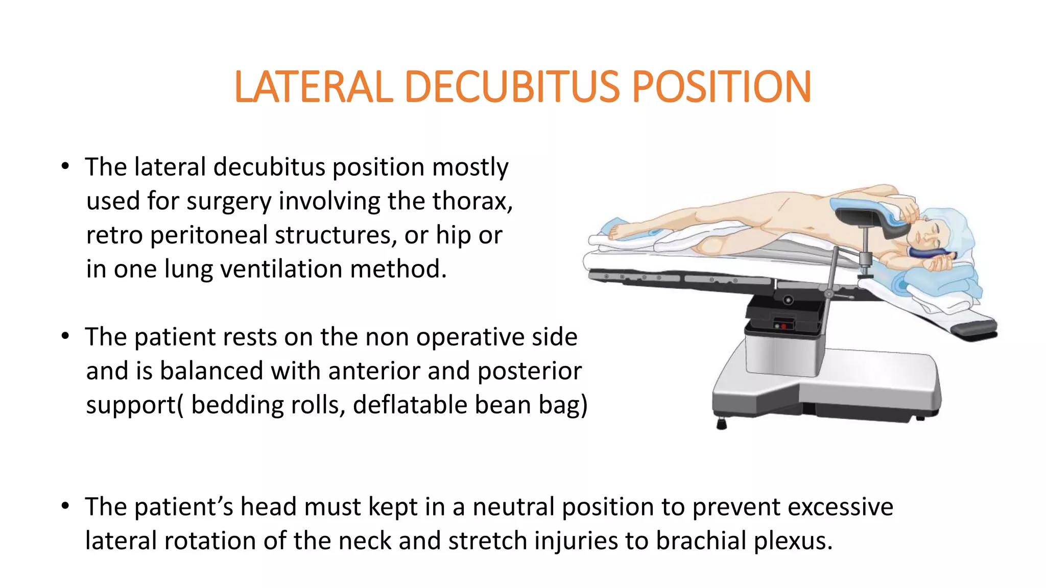 DIFFERENT PATIENT POSITIONING IN ANAESTHESIA | PPTX