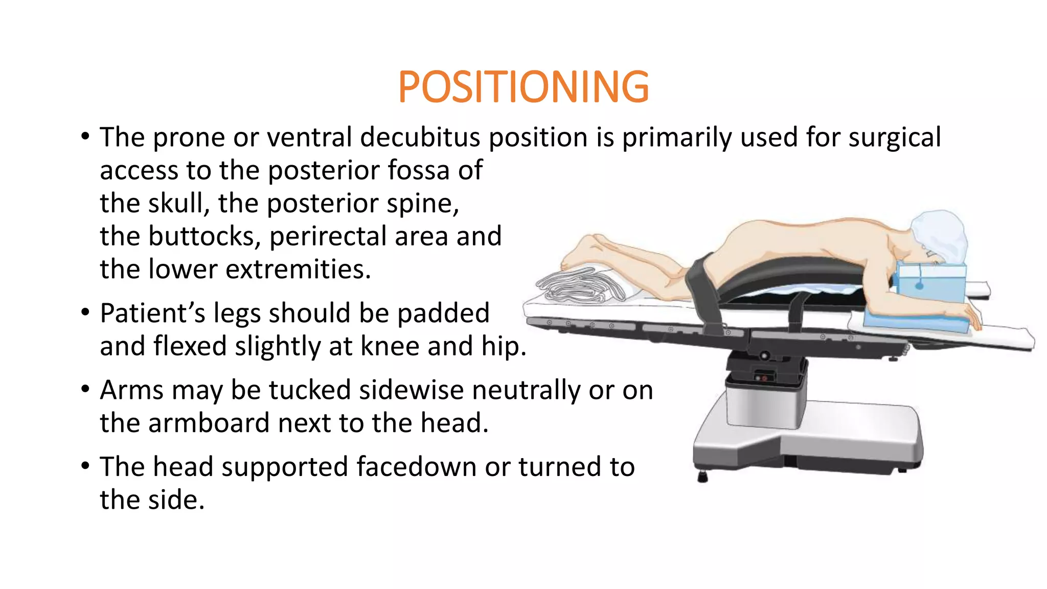 DIFFERENT PATIENT POSITIONING IN ANAESTHESIA | PPTX