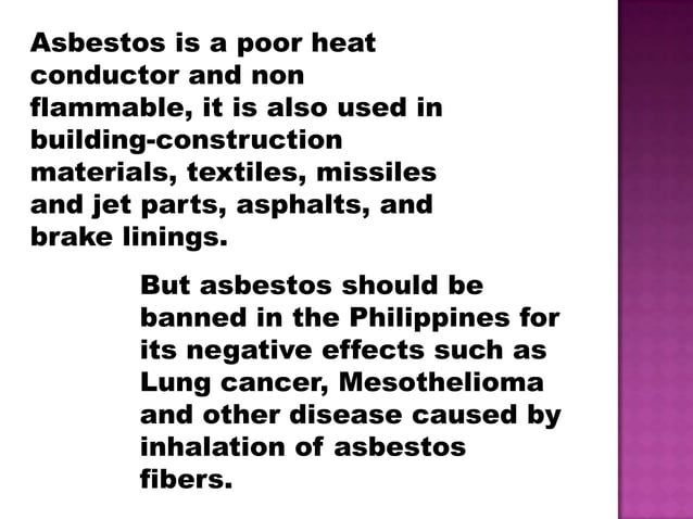 Presentation1 asbestos | PPTX