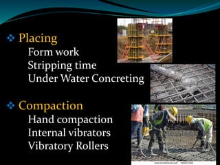 CONCRETE TECHNOLOGY PPT | PPTX