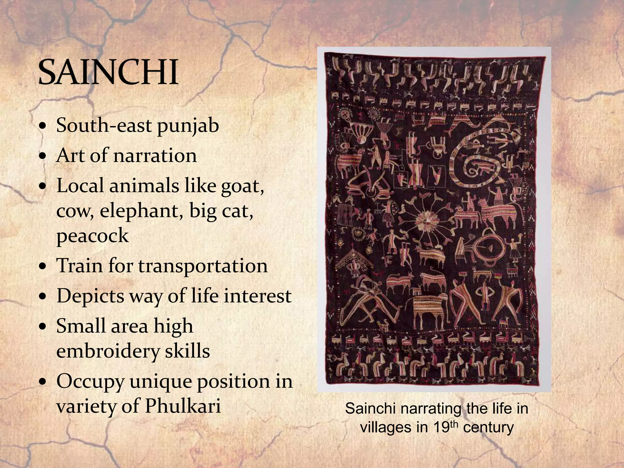 Phulkari - A legacy of passing thread skills | PPTX