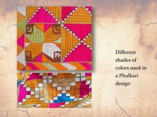 Phulkari - A legacy of passing thread skills | PPT