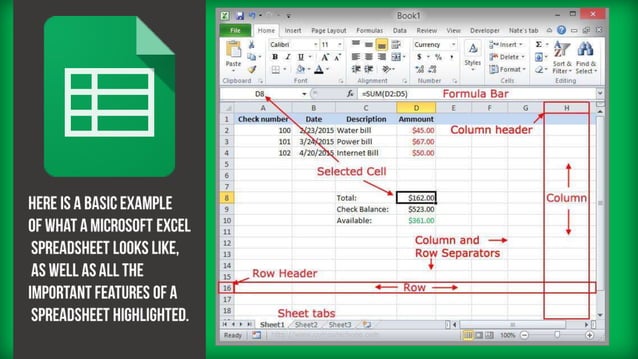 ICT: SPREADSHEETS (MICROSOFT EXCEL) | PPTX | Computing | Technology & Computing