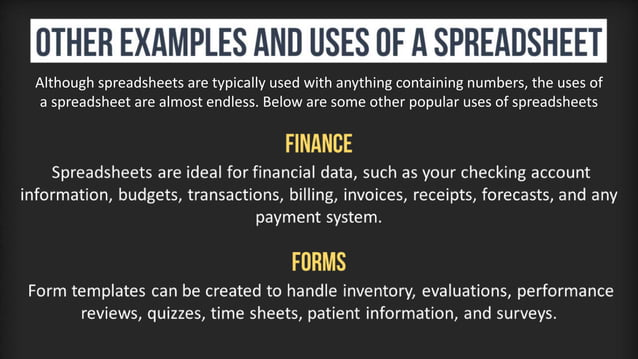 ICT: SPREADSHEETS (MICROSOFT EXCEL) | PPTX | Computing | Technology & Computing