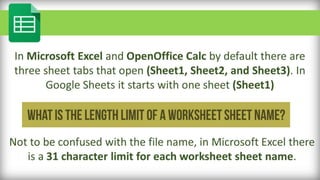 ICT: SPREADSHEETS (MICROSOFT EXCEL) | PPTX