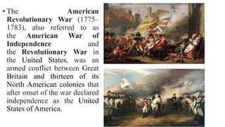 PPT ON AMERICAN WAR OF INDEPENDENCE | PPT