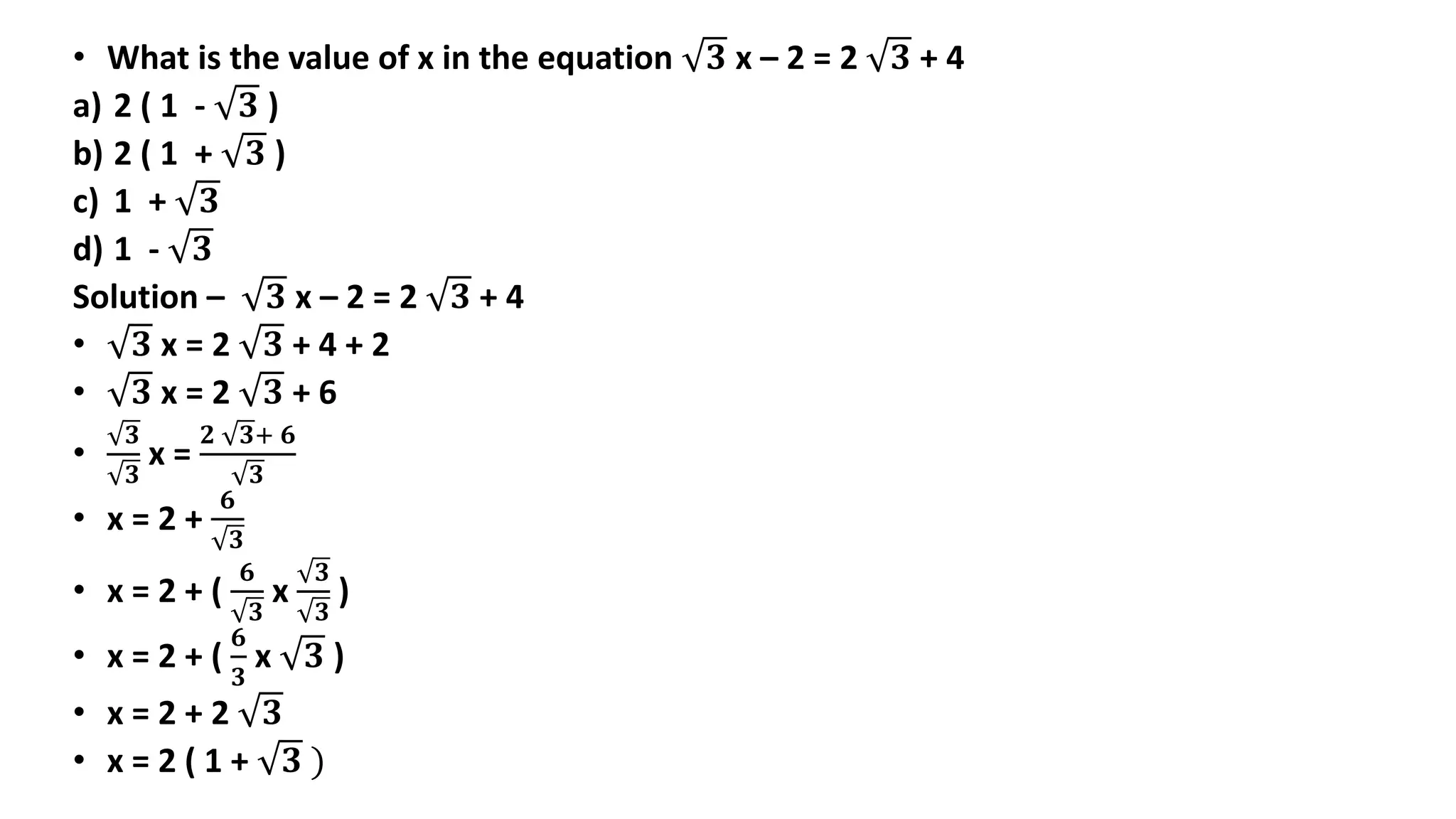 MATHS - Linear equation in two variable (Class - X) Maharashtra Board | PPT