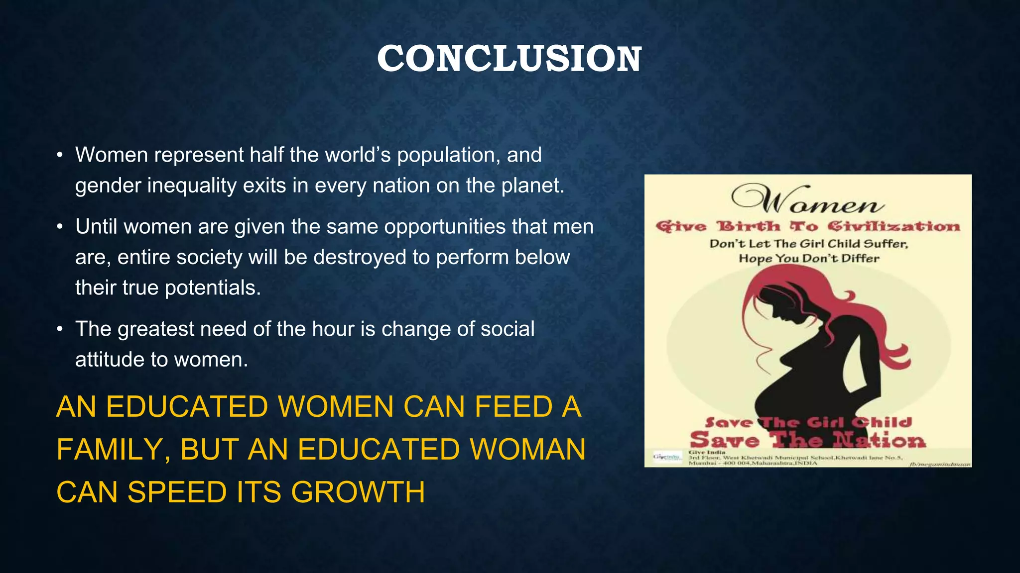 STATUS OF WOMEN IN INDIA | PPTX