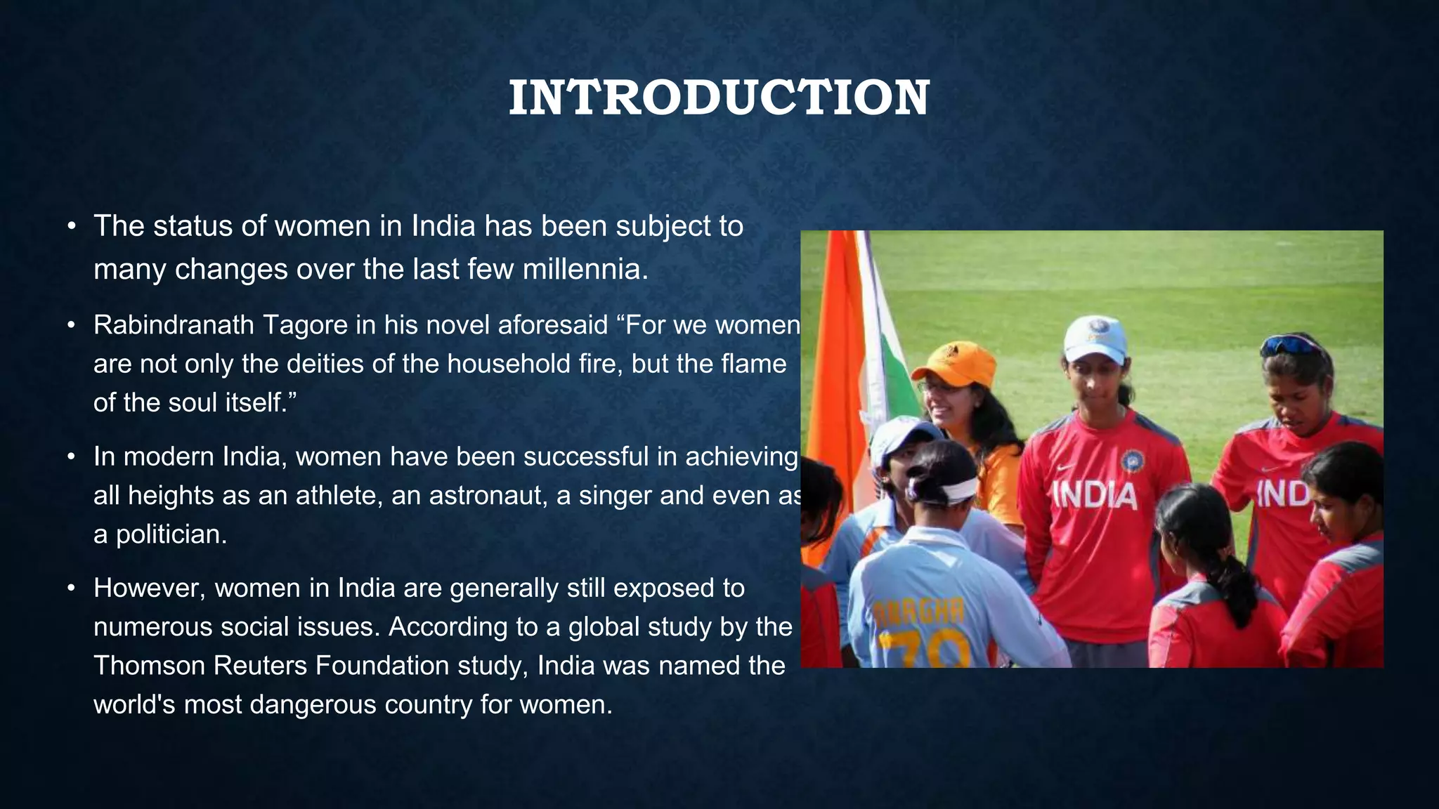 STATUS OF WOMEN IN INDIA | PPTX