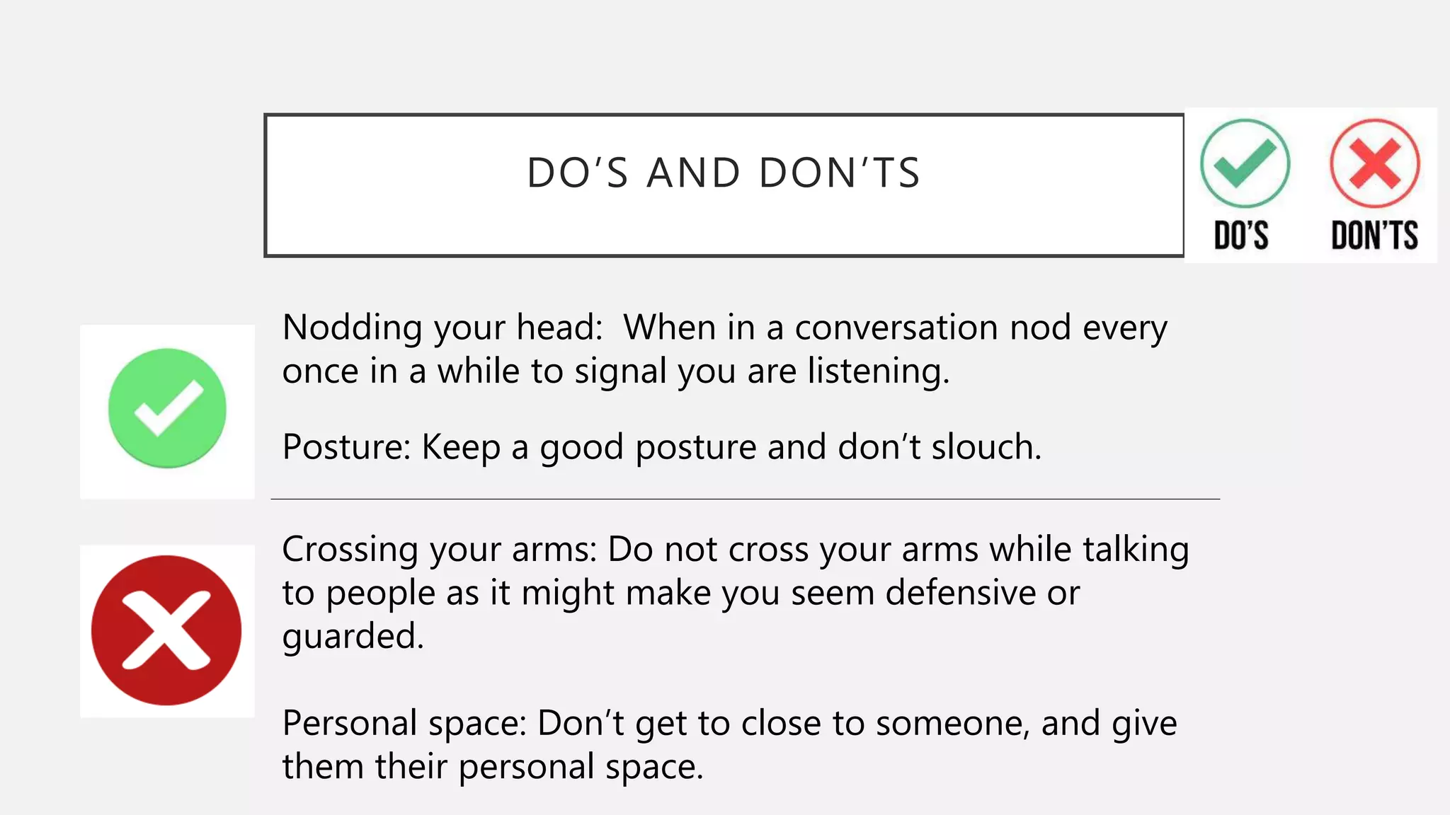 Body Language | PPTX
