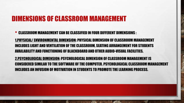 Classroom management in communication and technology | PPT