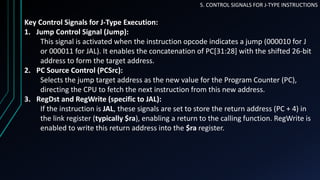 J-type datapath fo single cycle execution | PPT