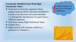 food biotechnology: health maintenance | PPTX