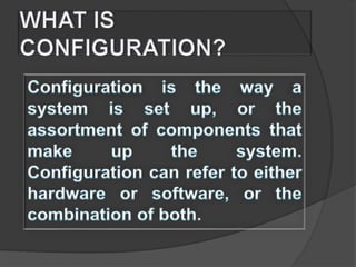 COMPUTER HARDWARE SETUP AND CONFIGURATION.pptx
