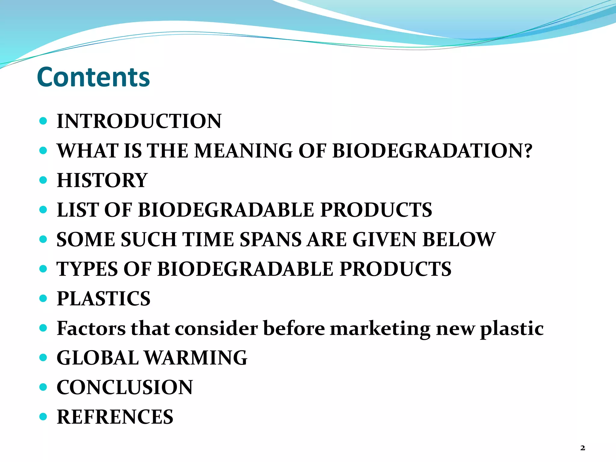 BIODEGRADATION | PPTX