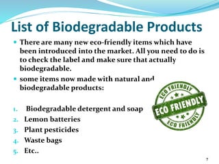 BIODEGRADATION | PPTX