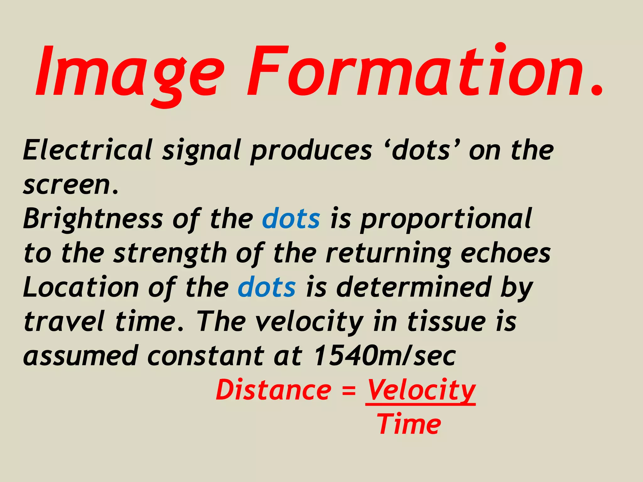 Presentation1, basic principle of ultrasound. | PPTX