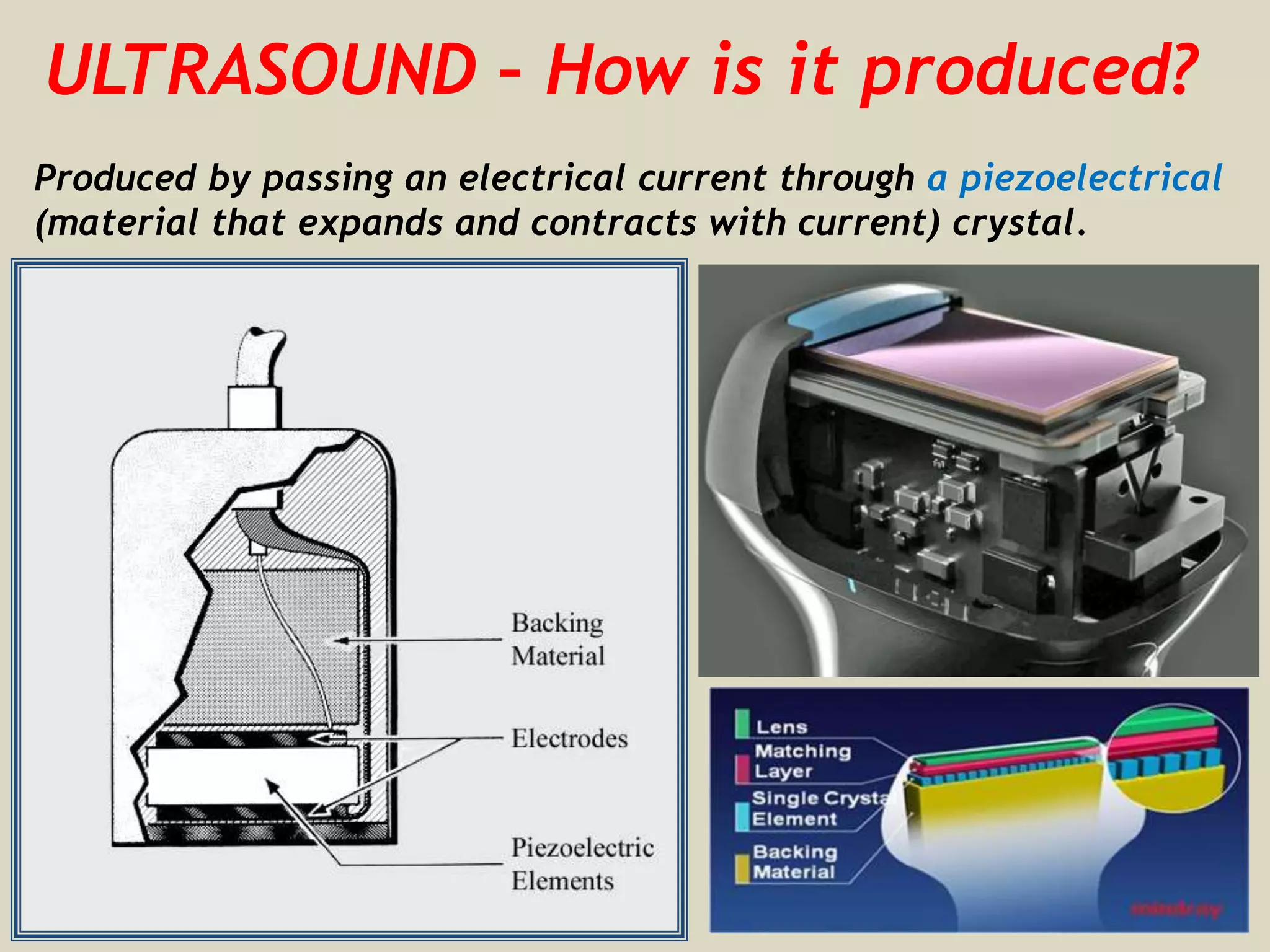 Presentation1, basic principle of ultrasound. | PPTX
