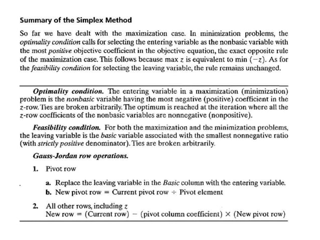 Big-M method | PPTX | Science