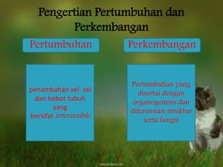 PERTUMBUHAN DAN PERKEMBANGAN | PPTX