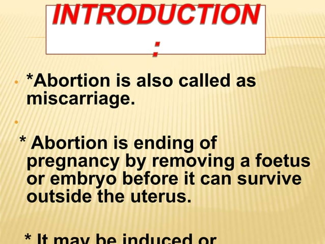 ABORTION | PPTX