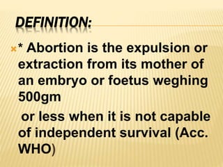 ABORTION | PPTX