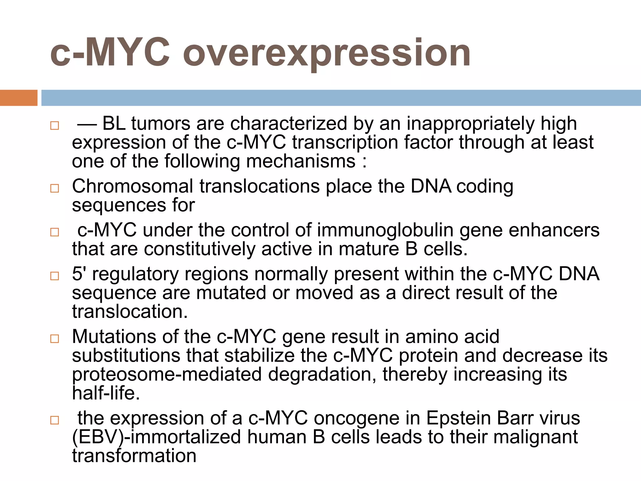 BURKITTS LYMPHOMA | PPTX
