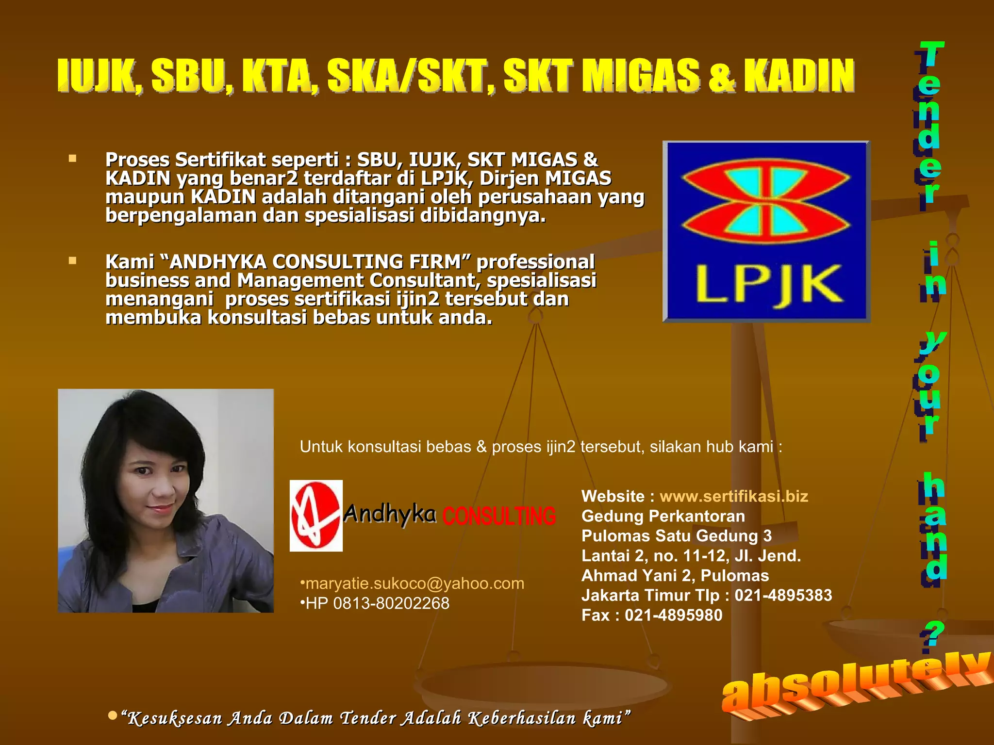 IUJK, SKT MIGAS dan KADIN | PPT