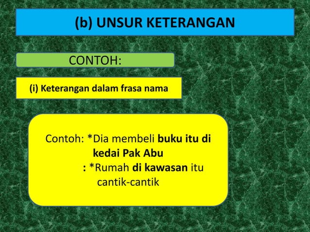Bahasa melayu penggal 2: Frasa adjektif dan frasa sendi nama | PPTX