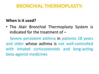 Presentation1 bronchial asthma | PPTX