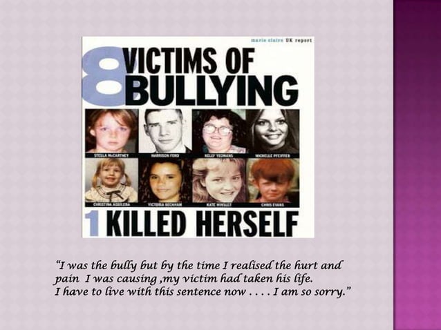 Bullying slideshow | PPTX