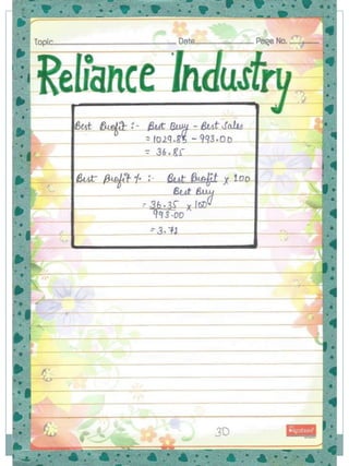 business project work-stock exchange-12th class | PPTX