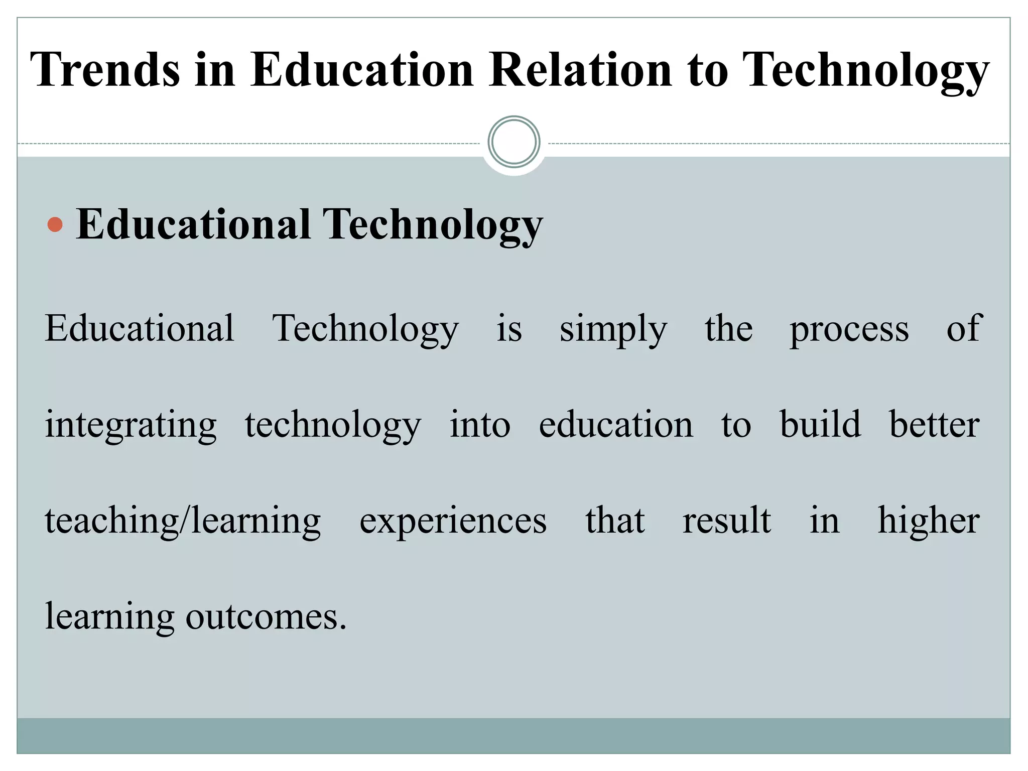 Trends in Education in Relation to Science and Technology | PPTX