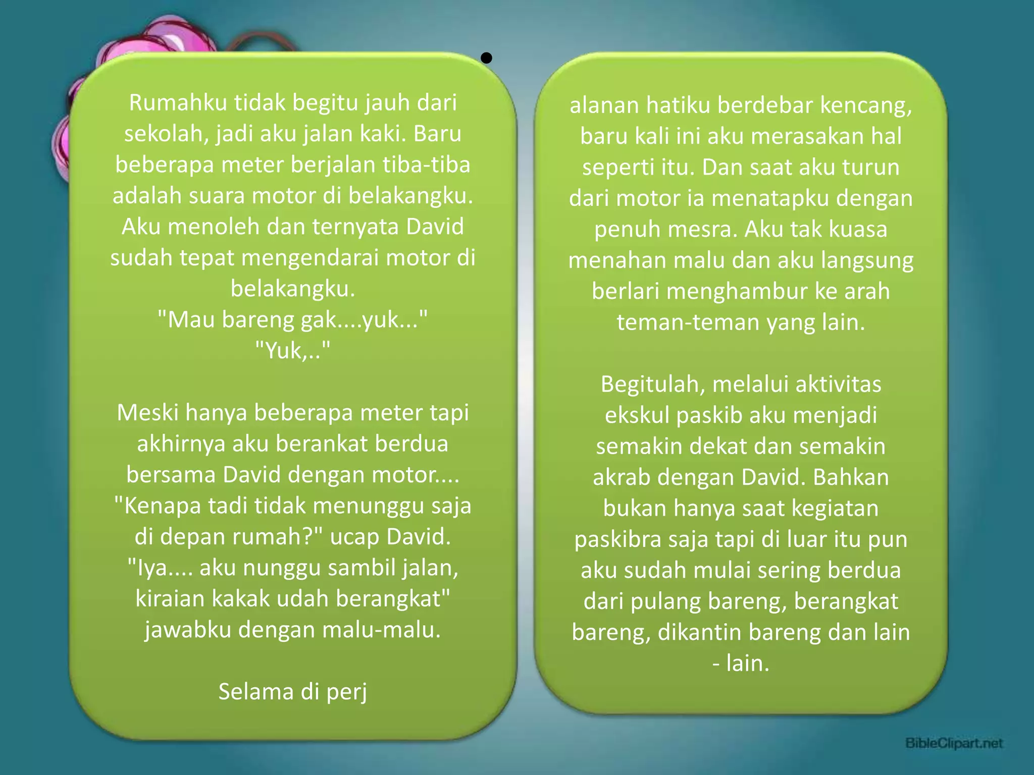Presentation1 ( cerpen , novel, roman) | PPTX