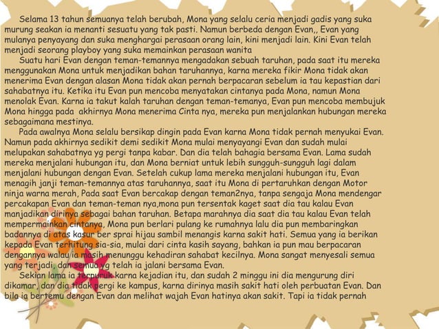 Presentation1 ( cerpen , novel, roman) | PPTX