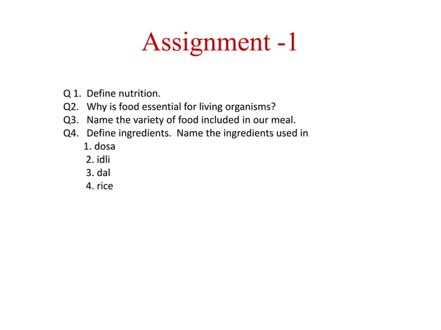 Class 6 Lesson 1 Sources Of Food Pptx