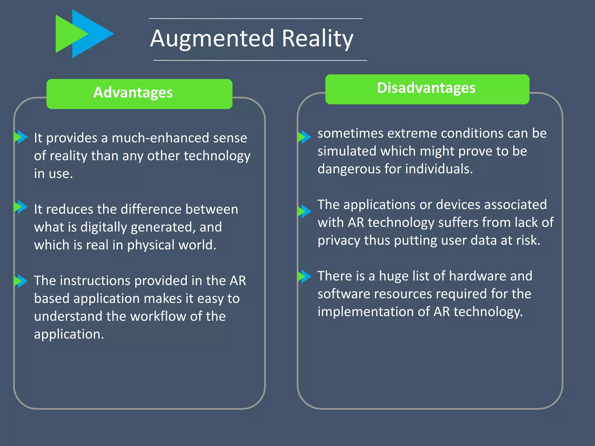 Virtual Reality and Augmented Reality | PPTX