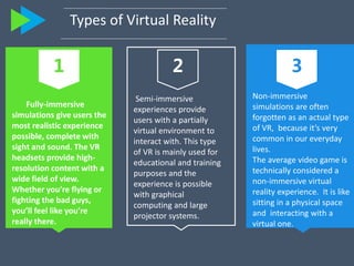 Virtual Reality and Augmented Reality | PPTX