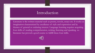 Importance of teaching literature in primary schools .pptx