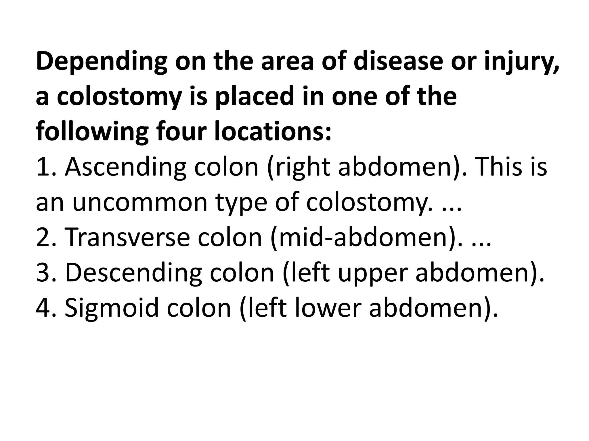 COLOSTOMY CARE AND ROLE OF NURSES IN MANAGEMENT IN PATIENT WITH ...