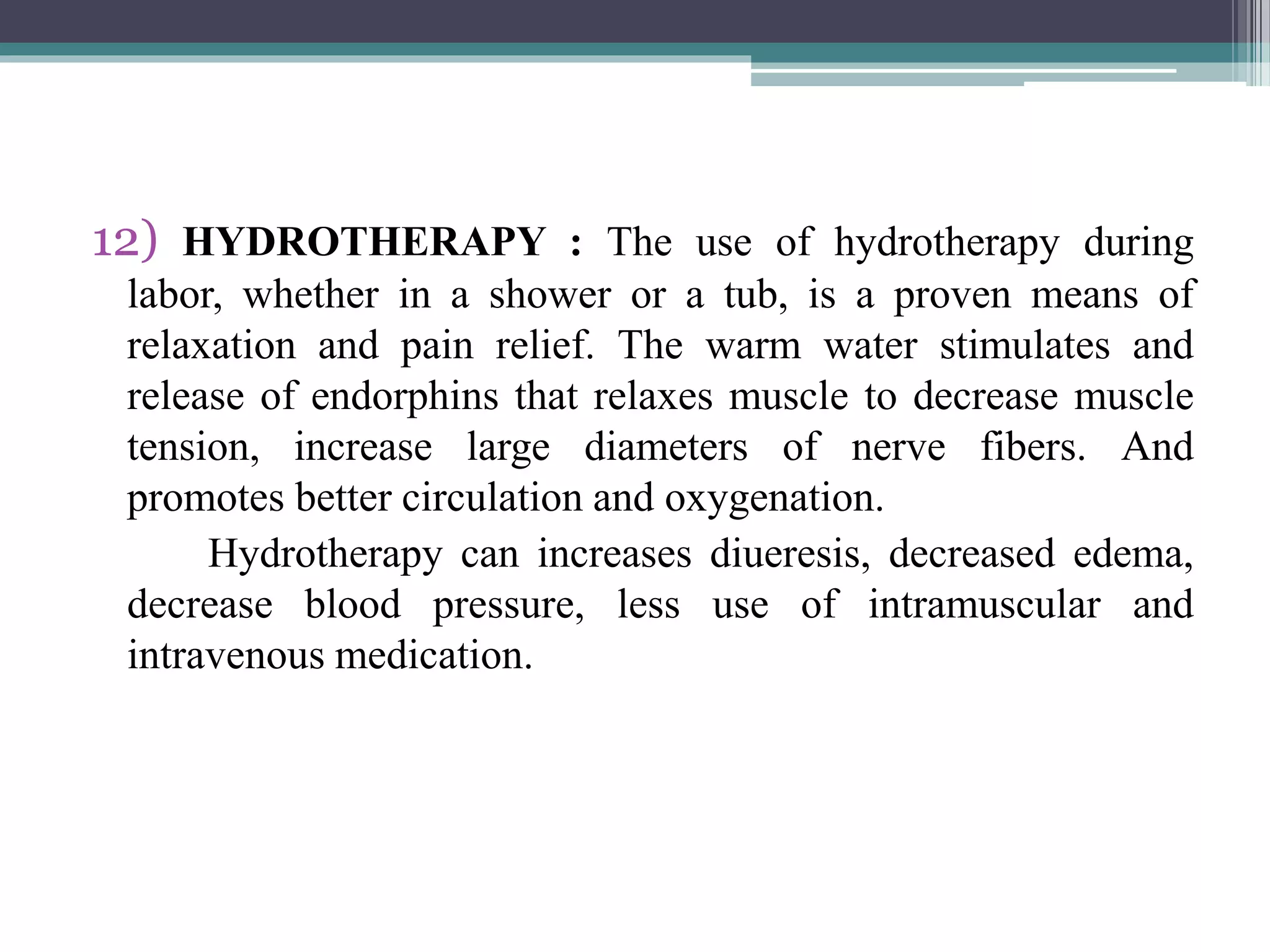 ALTERNATIVE AND COMPLEMENTARY THERAPIES DURING INTRANATAL PERIOD | PPTX